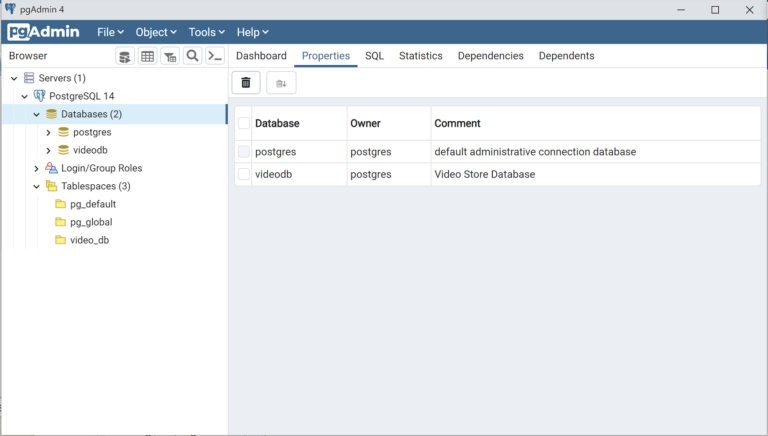 How To Configure Postgresql After An Installation On Windowscreate A Postgresql Tablespace